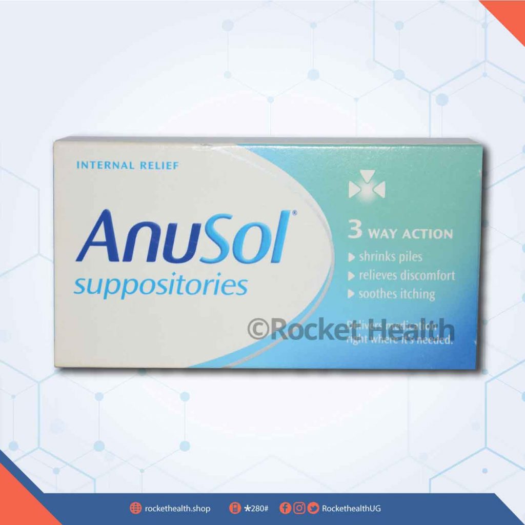 Zinc oxide/ Bismuth oxide /Hydrocortisone ANUSOL HC Suppository 12's | Rocket Health Shop