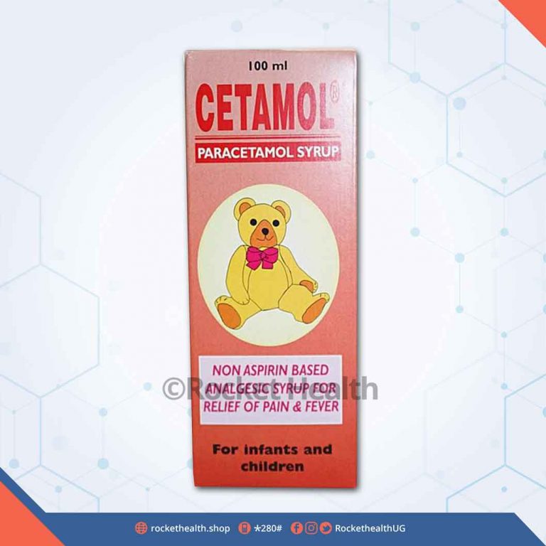 Paracetamol 120mg/5ml CETAMOL 100ml Syrup | Rocket Health Shop