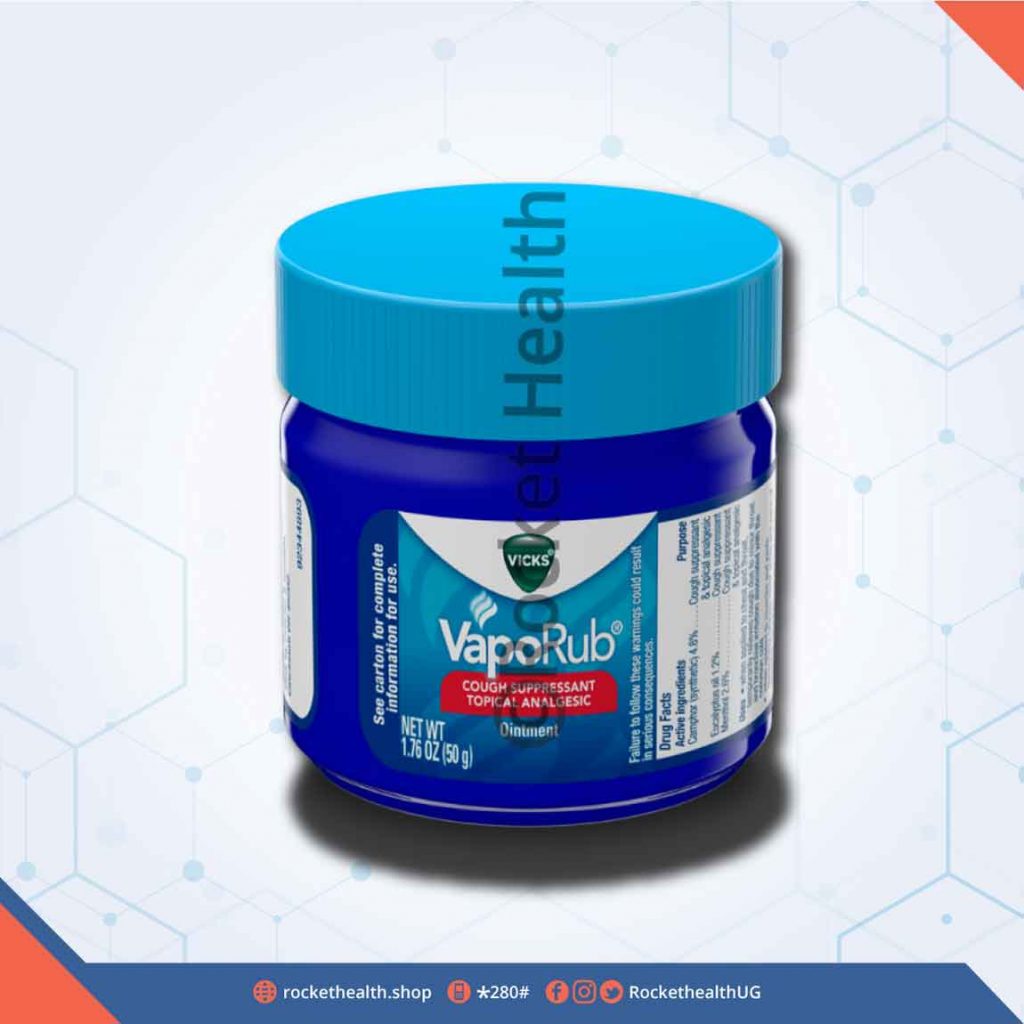 levomenthol 2.75%, camphor 5%, eucalyptus 1.56% VAPORUB Ointment 1's ...